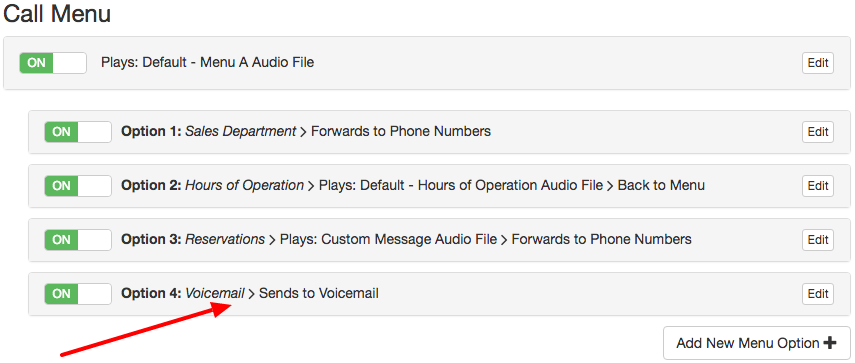How to Add Menu Options – Talkroute Support